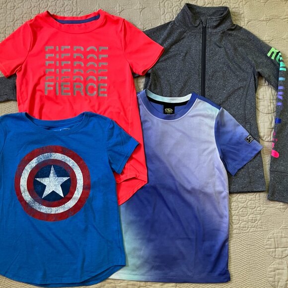 Marvel | Shirts & Tops | Athletic 3 Med Tees Smmed Track Jacket ...